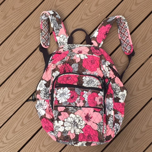 Vera Bradley | Bags | Vera Bradley Mocha Rouge Backpack | Poshmark